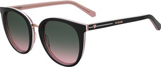 Love Moschino MOSCHINO LOVE Mol016/s 807/JP BLACK Sunglasses Womens Polyamide, Standard, 51