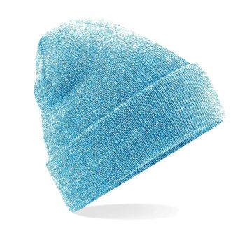 Beechfield Winterstrickmütze / Heather Surf, Einheitsgröße