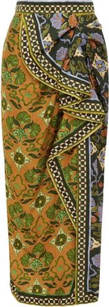 Alemais Femme, Jupes, Multicolore, Taille: 38 FR Cece Spliced Silk Skirt