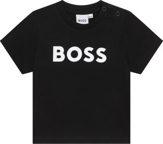 BOSS Kurzarm T-Shirt Schwarz 100% Baumwolle 18MONATE
