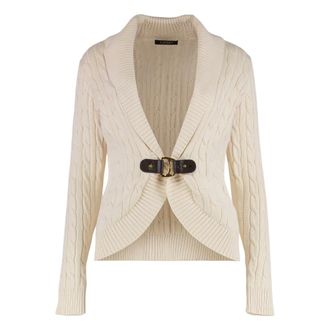 Ralph Lauren Damen, Strickwaren, Wei&szlig;, MGr&ouml;&szlig;e