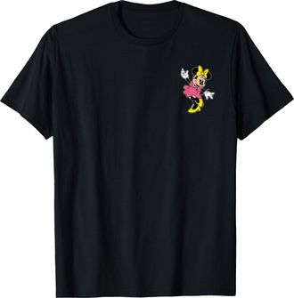 Disney Minnie Mouse Retro Pose Pocket Logo T-Shirt