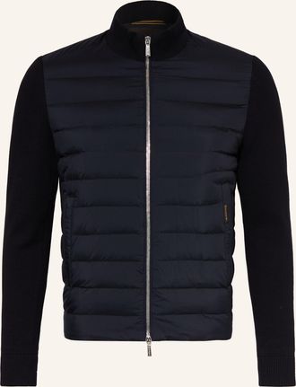 Moorer Moorer Daunenjacke Duncan Im Materialmix blau