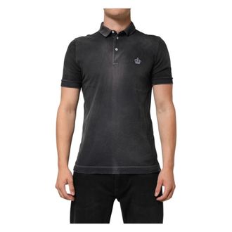 Dolce & Gabbana Polo T-Shirt - - Tops - Herren - Grau - L