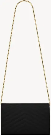 Saint Laurent Unisex Sac Sl H26 Noir Or