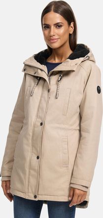 Navahoo Winterjacke NAVAHOO Winterfunke, Damen, Gr. XXL, beige, Obermaterial: 100% Baumwolle; Innenseite: 100% Polyester; Futter: 100% Polyester; Wattierung: 