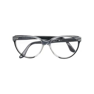 Saint Laurent Pre-owned Acetat sonnenbrillen - - Pre-owned - Damen - Grau - ONE SIZE