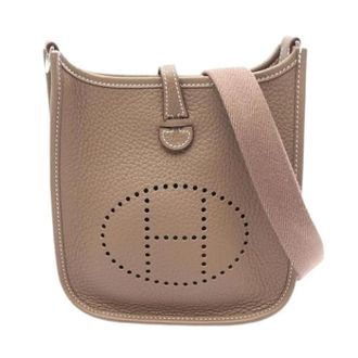Herm&egrave;s Pre-owned Vintage Taurillon Clemence Schultertasche - - Pre-owned - Damen - Braun - ONE SIZE