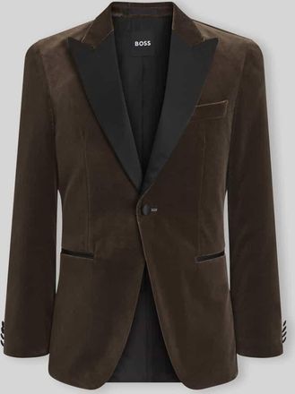 HUGO BOSS Slim Fit Sakko aus Seiden-Mix Modell Hutson