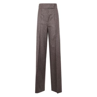 Max Mara High-Waist-Hose - - Trousers - Damen - Braun - XS