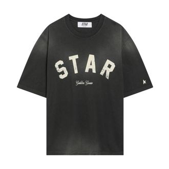 Golden Goose Star T-Shirt - - Tops - Damen - Schwarzk - M