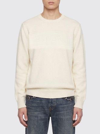 Gucci Pull ras du cou en coton et laine