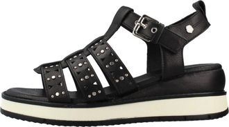 Carmela Femme, Chaussures, Noir, Taille: 38 EU 163252C Sandalia