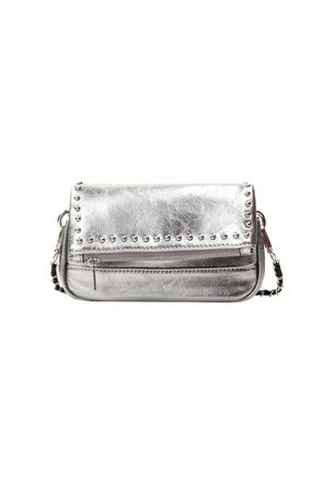 Mymo Handtasche Damen Silber