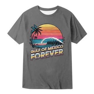 Generic T-shirt pour homme Gu Lf du Mexique pour toujours hommes, gris, 3XL