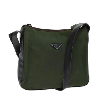 Prada Pre-owned Nylon Cross Body Bag - - Pre-owned - Damen - Gr&uuml;n - ONE SIZE