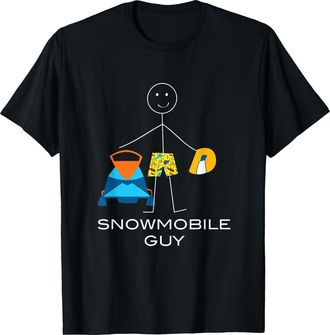 Whyitsme Design Lustige M&auml;nner Schneemobilfahren, Junge Schneemobil T-Shirt