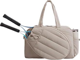 Generic Sac de sport pour 2 raquettes, sac de sport, sac de sport, sac &agrave; main de nuit, week-end, pour femmes, hommes, jeunes, Camel., m