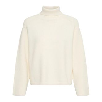Ichi Rollkragenpullover - - Knitwear - Damen - Beige - XS