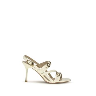 Pinko Pinko, Femme, Chaussures, Beige, Taille: 36 EU Vanda Sandales