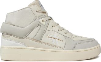Calvin Klein Jeans Sneakers Calvin Klein Jeans Basket Cupsole High Mix Ml Fad YW0YW01300 Beige