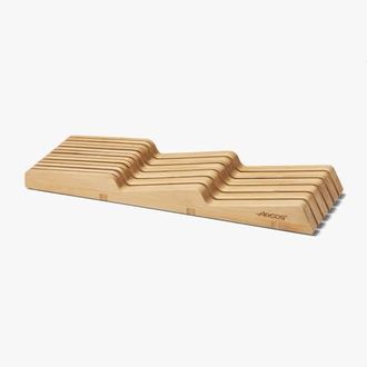 Arcos Messerblock - Messerblock schublade zu Messer bis 25 cm - Gemacht aus Bamboo 39 x 432 x 139 mm - Farbe Braun