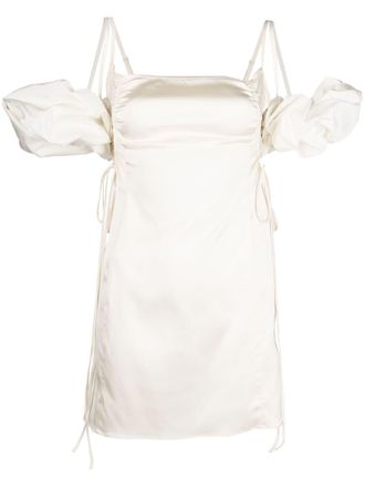 Jacquemus La Mini Robe Chouchou Minikleid - Weiß