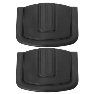 DOITOOL 2er-Set Konferenzstuhl-R&uuml;ckenlehnen: Verschlei&szlig;feste, ergonomische, bogenf&ouml;rmige Kunststoff-R&uuml;ckenlehne - Ersatzteil f&uuml;r B&uuml;ro Schul- und Schulungsst&uuml;h