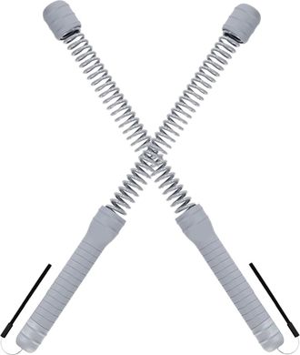 Generico Trainingsseil, 2 Stück, mit Seil, ohne Kabel, kompakt, rutschfest, verheddert nicht, für Boxen, Sportler, Liebhaber des Outdoor-Sports