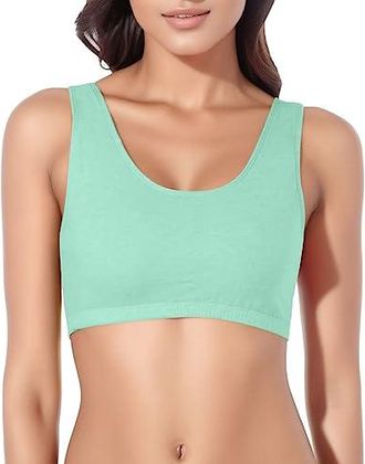 Generic Soutien-gorge de sport style débardeur 2026 pour femme, Vert, 3XL