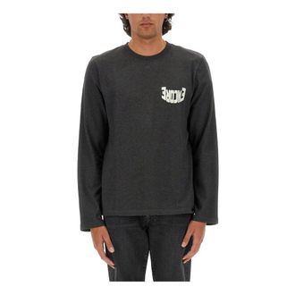 Courr&egrave;ges Encore Langarm-T-Shirt - - Tops - Herren - Schwarzk - M