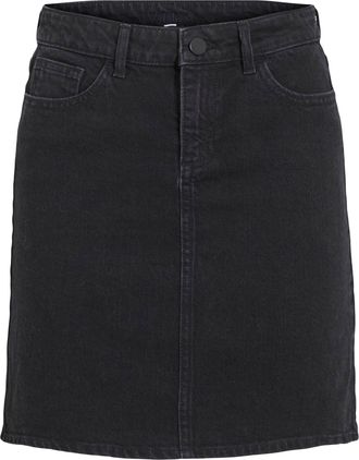 Vila Vikaja Jaf Denim Skirt- Noos