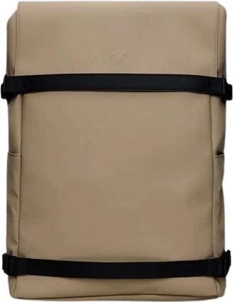 Rains Rucksack - - Bags - unisex - Beige - ONE SIZE