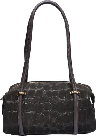 Roberta M Zweifarbig Rindsledertasche