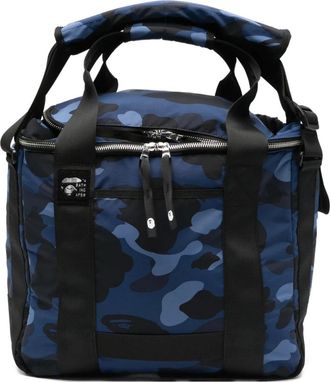 A Bathing Ape A Bathing Ape, Homme, Sacs, Bleu, Taille: ONE Size Color Camo Records Bag M