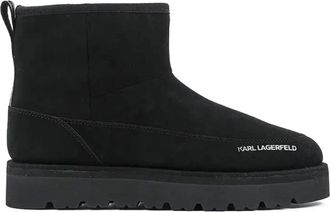 Karl Lagerfeld Homme, Chaussures, Noir, Taille: 42 EU Thermo MNS Mid Pull On Boot