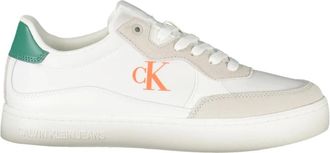 Calvin Klein Homme, Chaussures, Blanc, Taille: 43 EU Classic Cupsole MG Nylon Mix