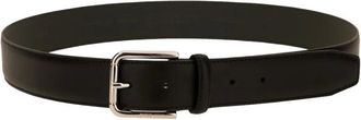 HUGO BOSS Ceinture en cuir italien avec boucle ardillon - Homme - Accessoires - Noir - Taille: 105 CM