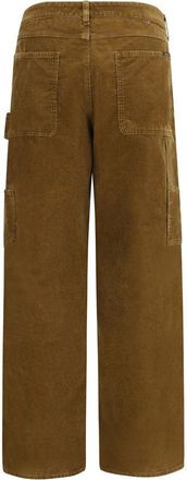 Golden Goose Mens Brown Cotton Cargo Pants