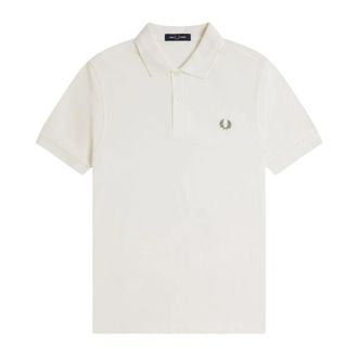 Fred Perry Klassisches Baumwoll-Poloshirt - - Tops - Herren - Wei&szlig; - 2XL