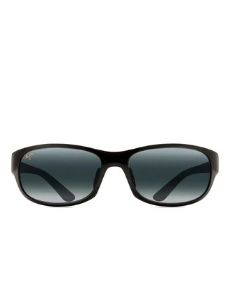 Maui Jim Twin Falls Sonnenbrille mit eckigem Gestell - Schwarz