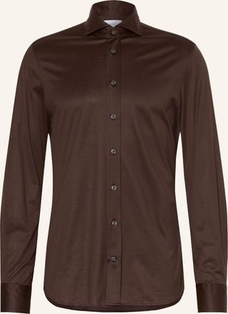 Baldessarini Baldessarini Jerseyhemd Hugh Slim Fit braun