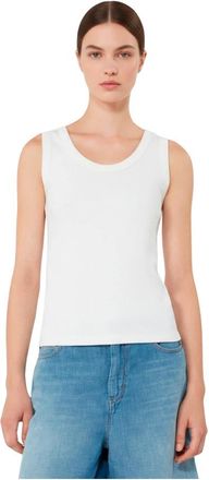 Max Mara Femme, Tops, Blanc, Taille: 40 FR Multic Top