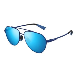Maui Jim Waiwai Aviator Sonnenbrille - - Accessories - unisex - Blau - 59 MM