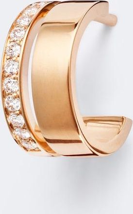 Repossi Einzelner Ohrring Berbere aus 18kt Ros&eacute;gold mit Diamanten