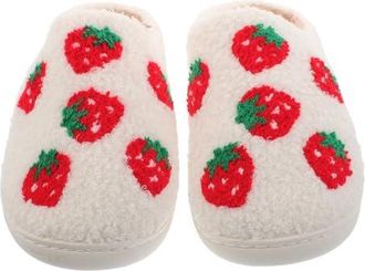 BESPORTBLE Pantoufles Femme Confortables Coton Doux Antid&eacute;rapantes Chaussures Int&eacute;rieur Hivernales avec Motif Floral Chaussettes Chaudes et Moelleuses pour Maiso