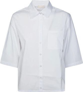Liu Jo Femme, Blouses et Chemises, Blanc, Taille: 38 FR Camicia TS ML