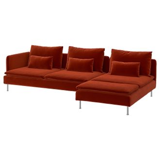 IKEA S&Ouml;DERHAMN 4er-Sofa mit R&eacute;camiere