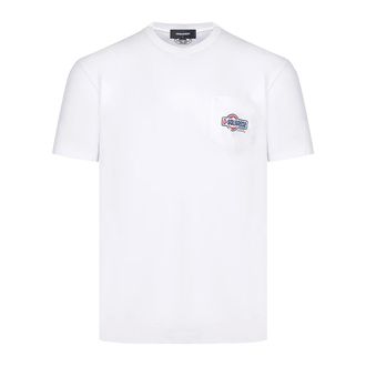 Dsquared2 Femme, Tops, Blanc, Taille: 42 FR T-shirt