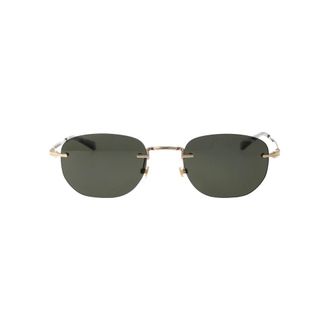 Montblanc Mb0303S Stilvolles Modell - - Accessories - Herren - Gelb - 52 MM